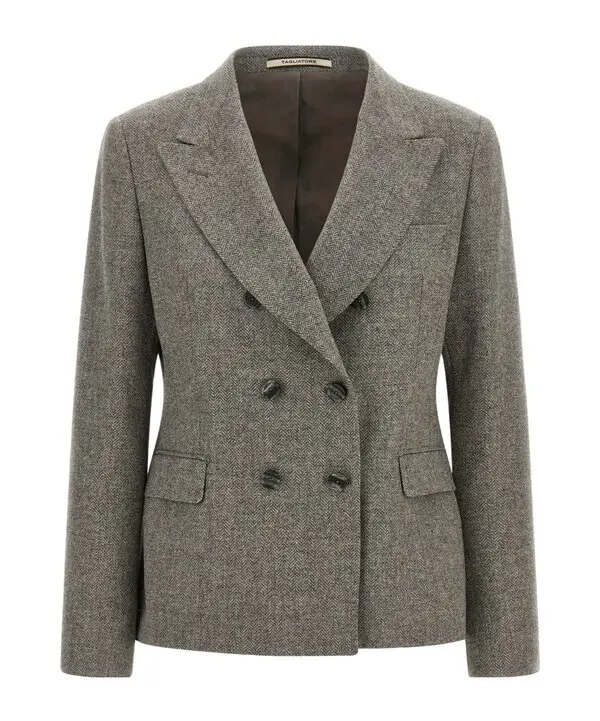 Tagliatore Double-breasted Blazer - Grey