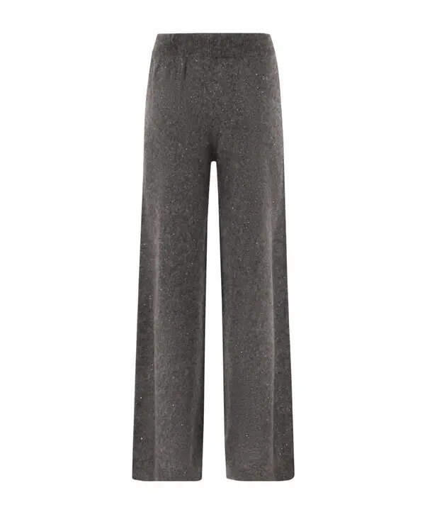 Fabiana Filippi Sequin-knit Trousers - Black