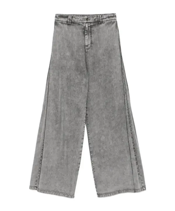 Patrizia Pepe Washed Pleated Trousers