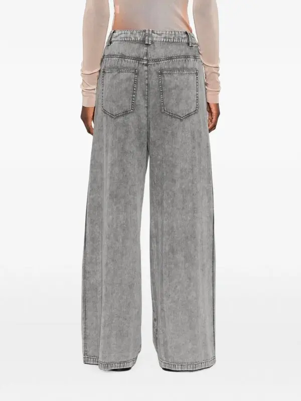 Patrizia Pepe Washed Pleated Trousers