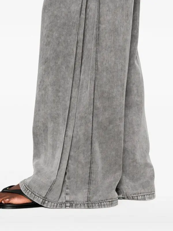 Patrizia Pepe Washed Pleated Trousers