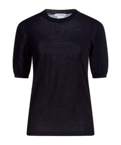 Max Mara Short-sleeved Knitted Sweater