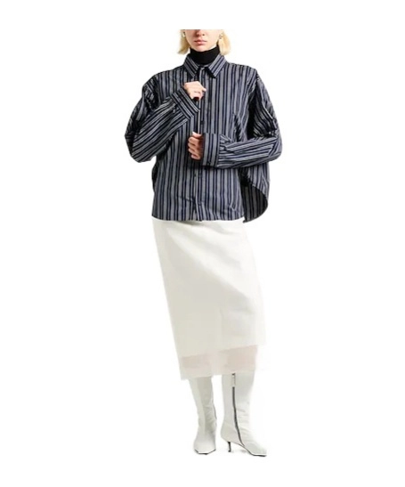 Balenciaga Striped Longsleeve Shirt