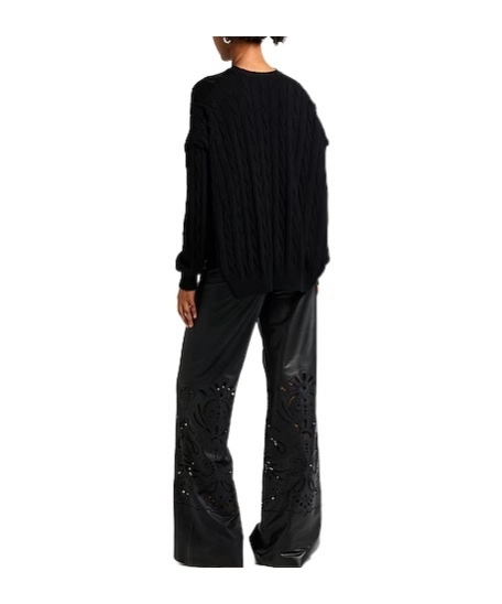 Balenciaga Minimalist Solidcolor Knit Sweater