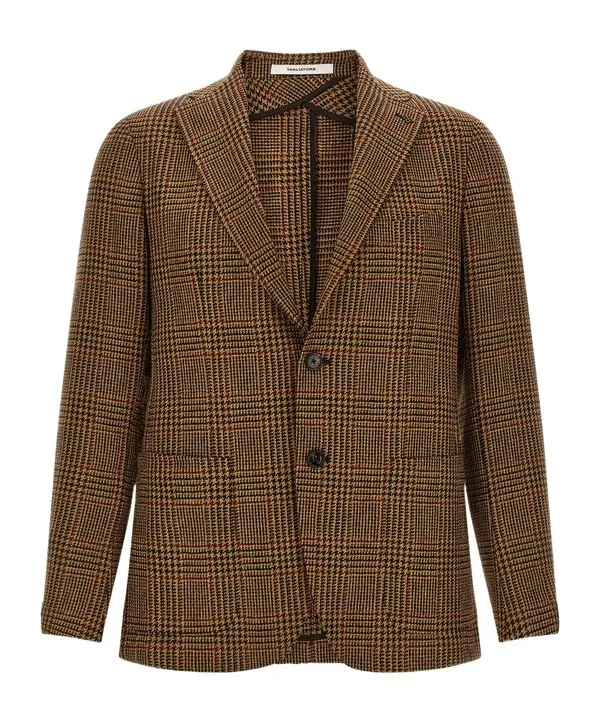 Tagliatore Single-breasted Blazer - Brown
