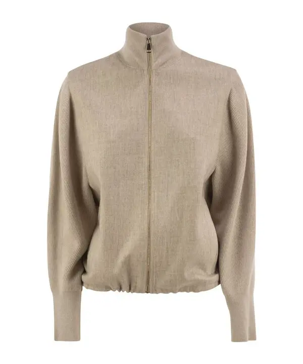 Fabiana Filippi Rib-knit Panel Jacket - No