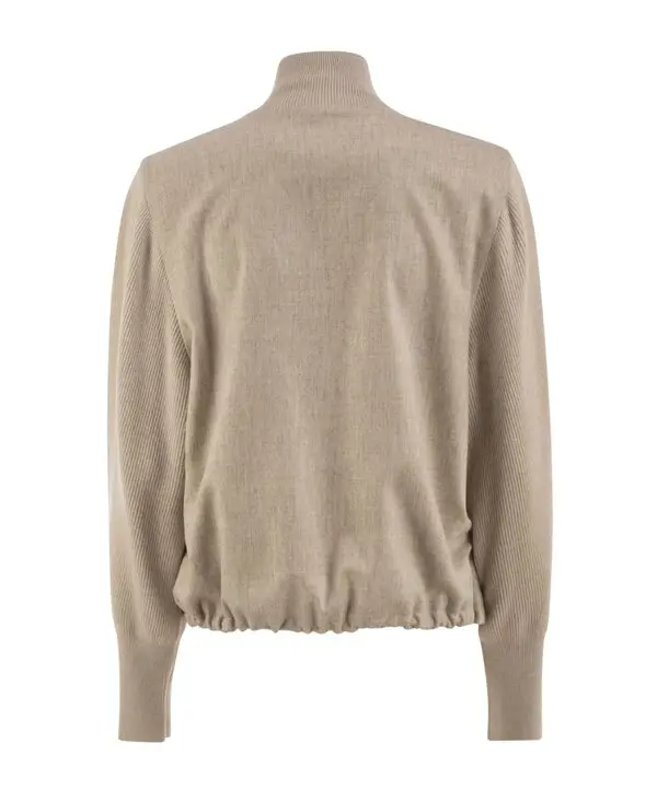 Fabiana Filippi Rib-knit Panel Jacket