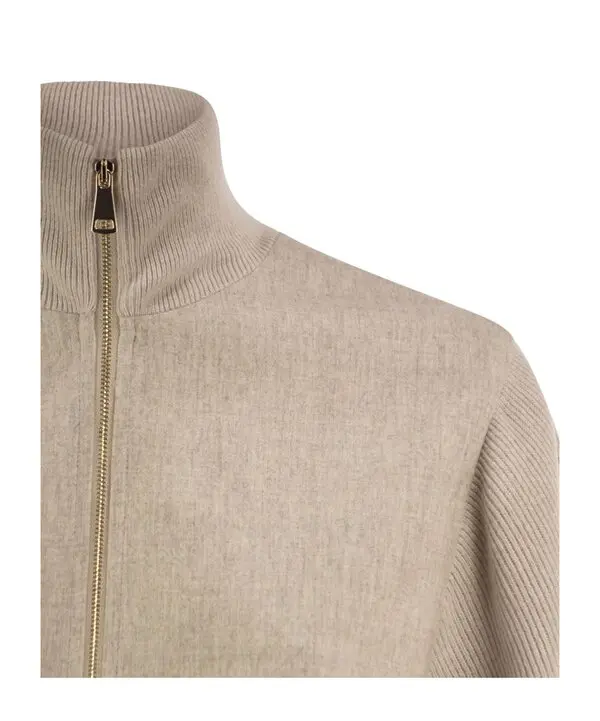 Fabiana Filippi Rib-knit Panel Jacket