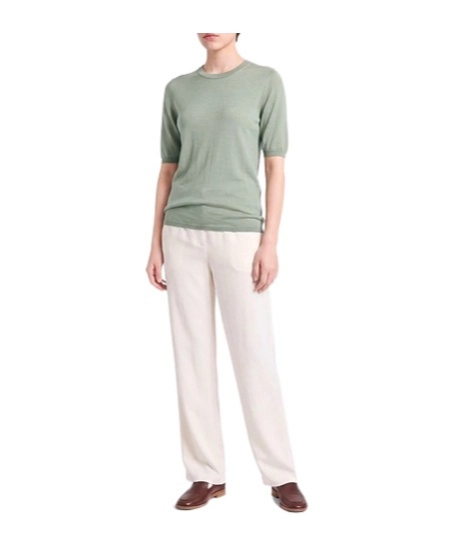 Max Mara Short-sleeved Knitted Sweater