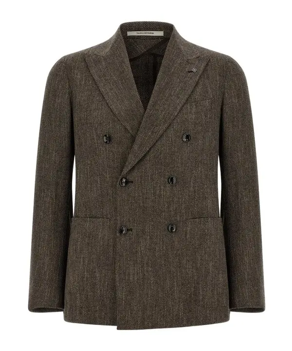Tagliatore Double-breasted Blazer - Brown