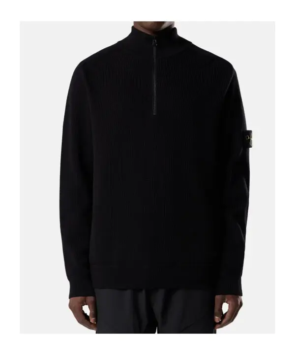 Stone Island Regular-fit Half-zip Jumper