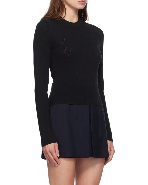 AMI Paris De Coeur Cotton-blend Top
