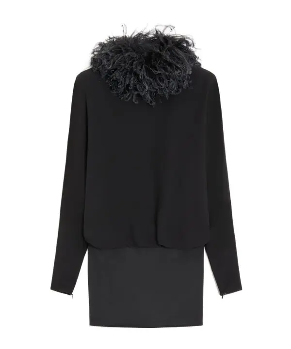 Valentino Garavani Long Sleeve Dress - Black