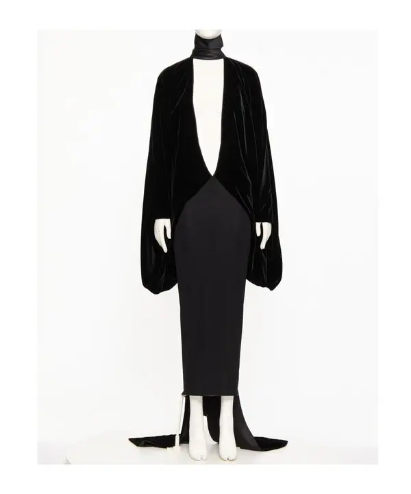 Valentino Garavani Long Sleeve Dress - Black