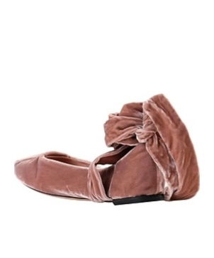 Max Mara Velvet Ballet Shoes