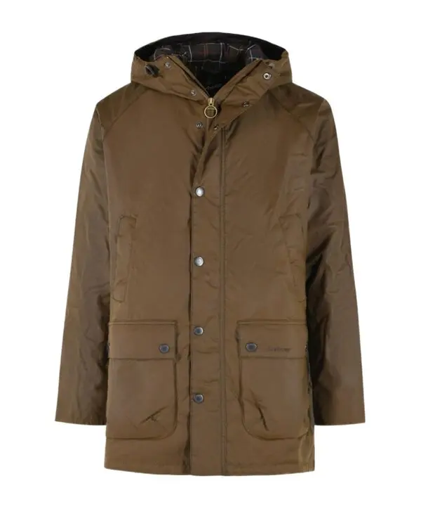 Barbour Logo Detailed Hooded Parka