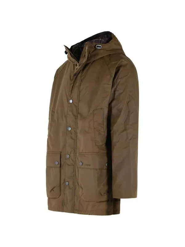 Barbour Logo Detailed Hooded Parka