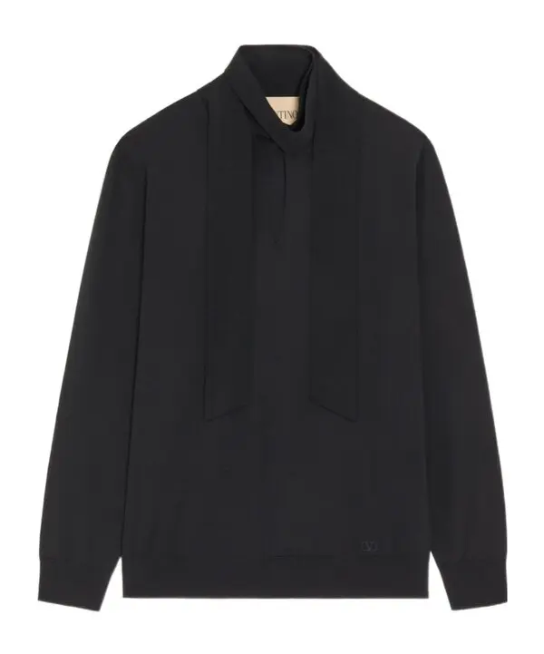 Valentino Garavani Long-sleeve Knit Top