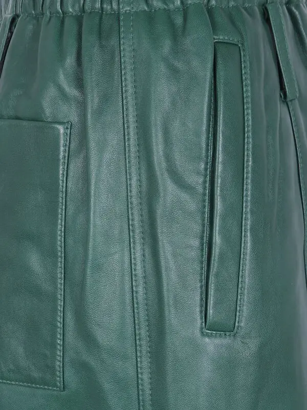 THE FRANKIE SHOP Oakdale' Leather Track Pants