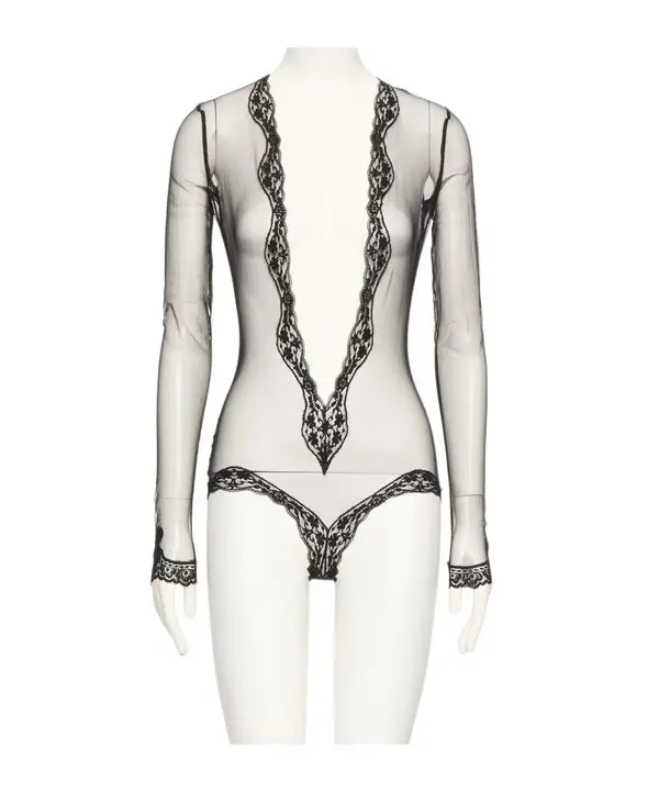 Valentino Garavani Long-sleeve Bodysuit - Black