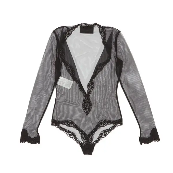 Valentino Garavani Long-sleeve Bodysuit - Black