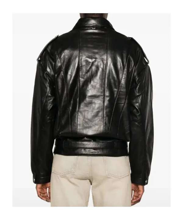 R13 Boyfriend Leather Moto Jacket