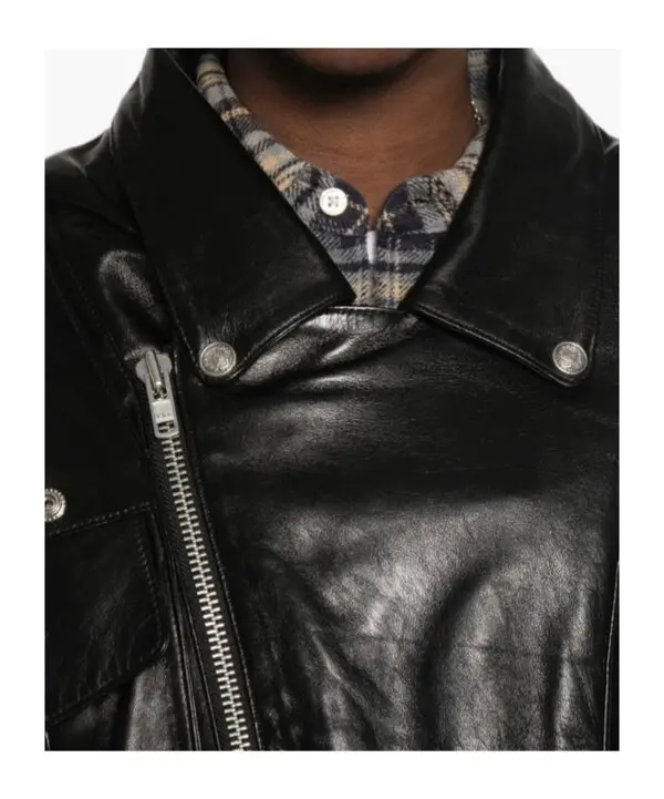 R13 Boyfriend Leather Moto Jacket