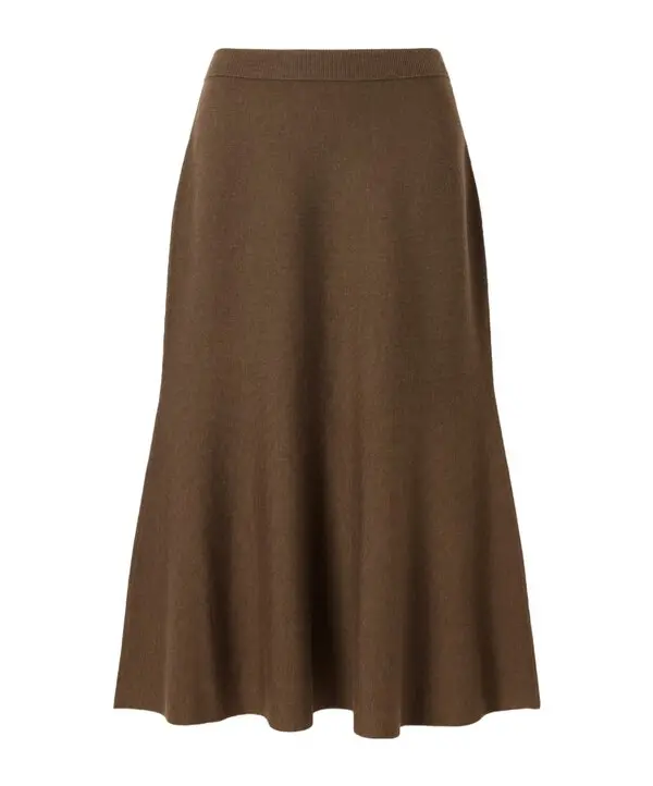 Simkhai Wool Midi Skirt - No