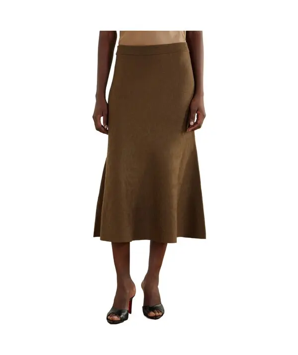 Simkhai Wool Midi Skirt - No