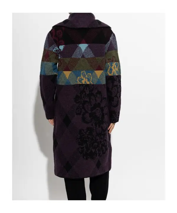 Dries Van Noten Patchwork Wool Cardigan