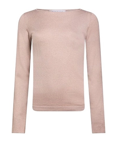 Brunello Cucinelli Solidcolor Lightweight Knit Sweater