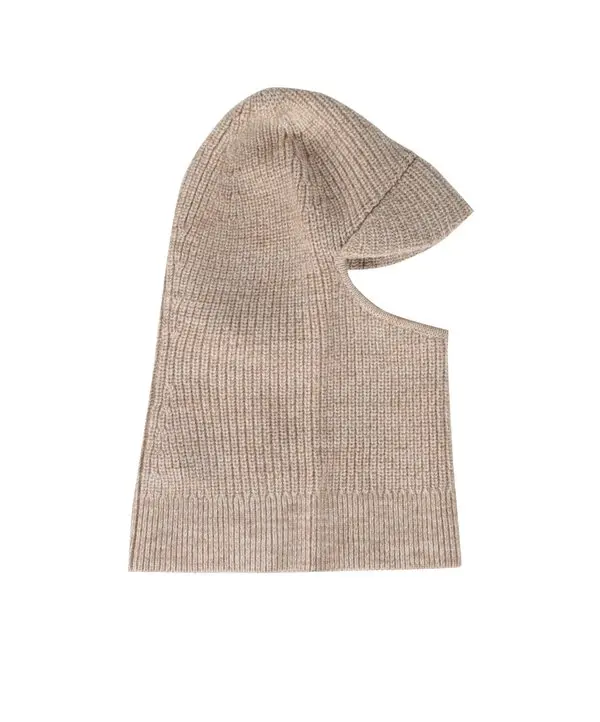 Isabel Marant Étoile Melange Wool Balaclava Hat With Visor - No