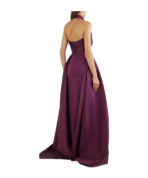 Solace Halterneck Crepe Gown