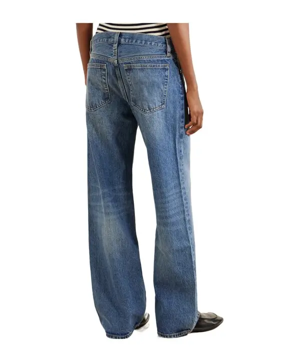 FRAME Low-rise Straight-leg Jeans