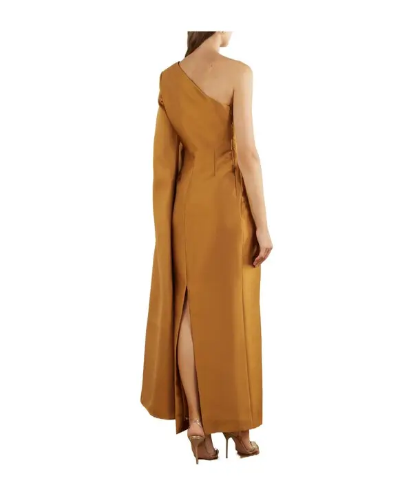 Solace One-shoulder Twill Gown