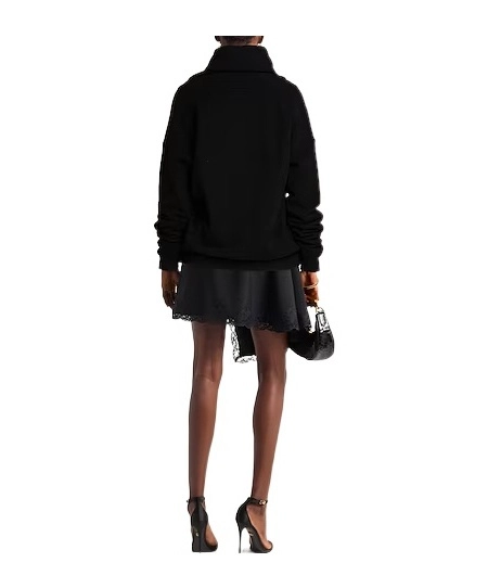 Saint Laurent Solidcolor Fleece Sweatshirt