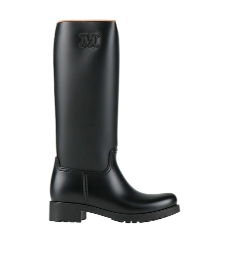 Max Mara Simple Solid-color Rain Boots