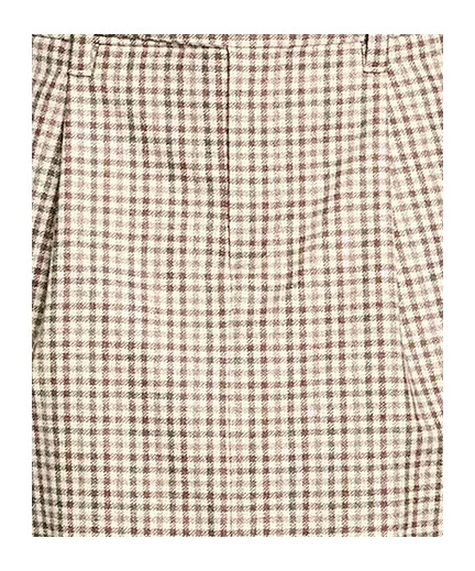 Brunello Cucinelli Plaid Midi Skirt