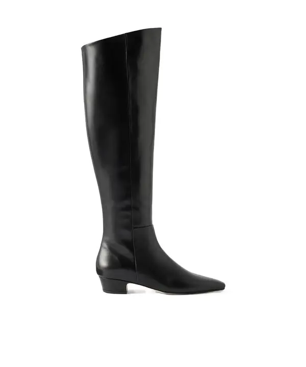 AeydĒ Solid Leather Knee-boots - No