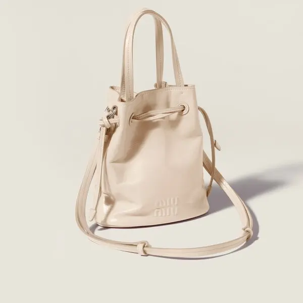 Miu Miu Shiny Leather Pouch