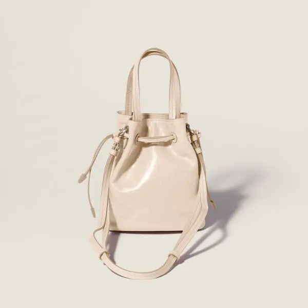 Miu Miu Shiny Leather Pouch