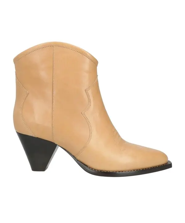 Isabel Marant Étoile Leather Cowboy Ankle Boots - No