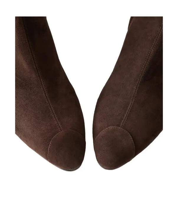 AeydĒ Wedge Suede Ankle Boots