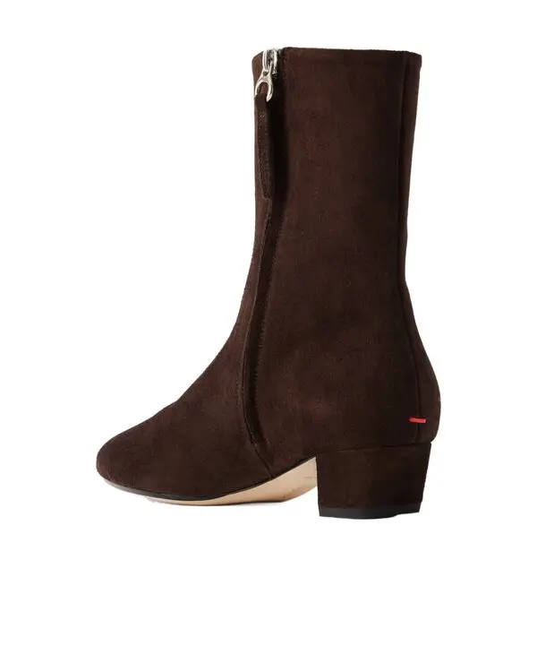 AeydĒ Solid Leather Ankle Boots