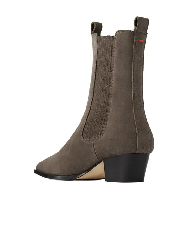 AeydĒ Solid Suede Ankle Boots