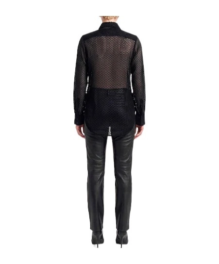 Rag & Bone Velvet Longsleeve Shirt