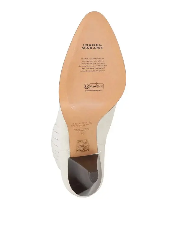 Isabel Marant Étoile Suede Cowboy Ankle Boots