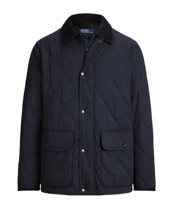 Polo Ralph Lauren Diamond-quilted Corduroy-collar Coat