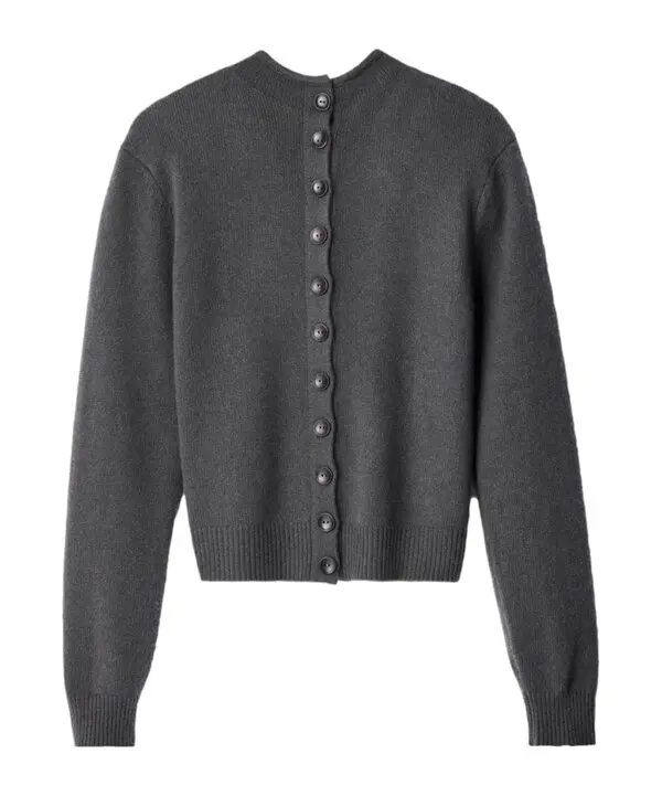LEMAIRE Reversible Buttoned Sweater In Cashmere