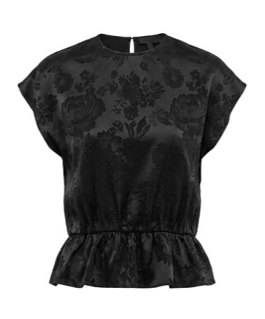 MAISON MARGIELA Multicolored Short-sleeved Top - Black